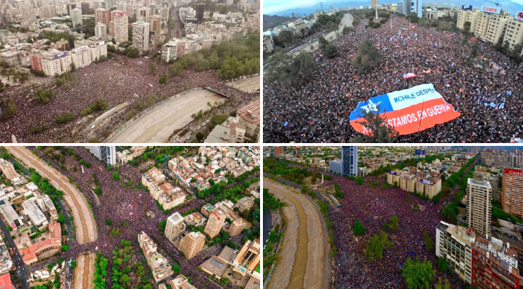 Over 1 Million People Take to the Streets in Chile to Protest ...